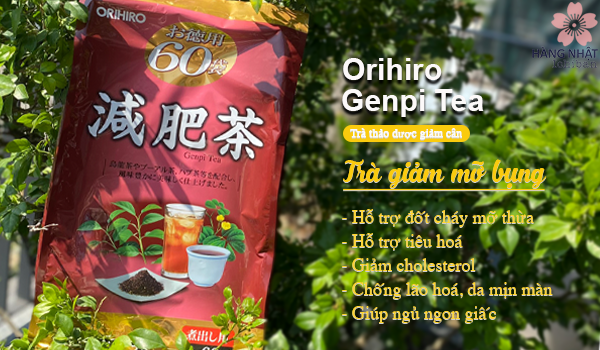 TRÀ GIẢM MỠ BỤNG GENPI TEA ORIHIRO - HỖ TRỢ GIẢM CÂN, LÀM ĐẸP DA VÀ TỐT ...