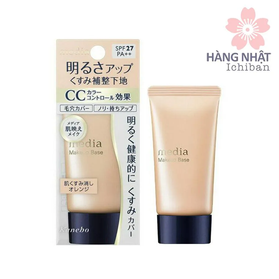 KEM NỀN TRANG ĐIỂM CHỐNG NẮNG KANEBO MEDIA CC SPF 27+ / PA++