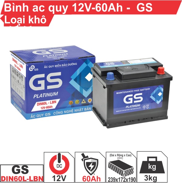 [ Bình acquy ] Nhà phân phối binh ac quy 12v dành cho Xe oto - Xe máy