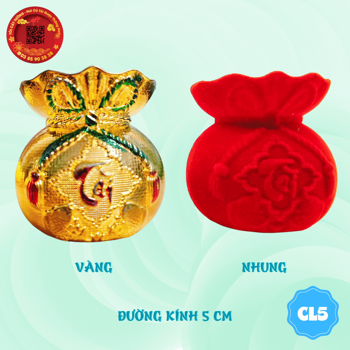 Túi đậu tài lộc lớn