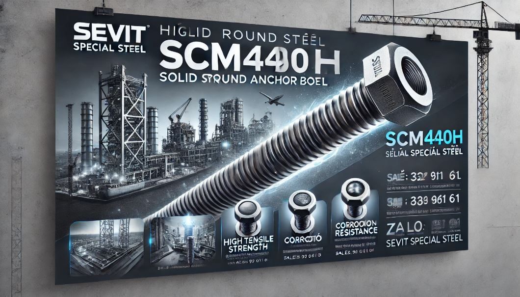 Bu lông neo cường lực - Thép tròn SCM440H Phi 30 - Có tốt không?