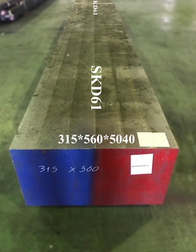 SKD61 flat bar steel (thickness 10 mm - 315 mm)