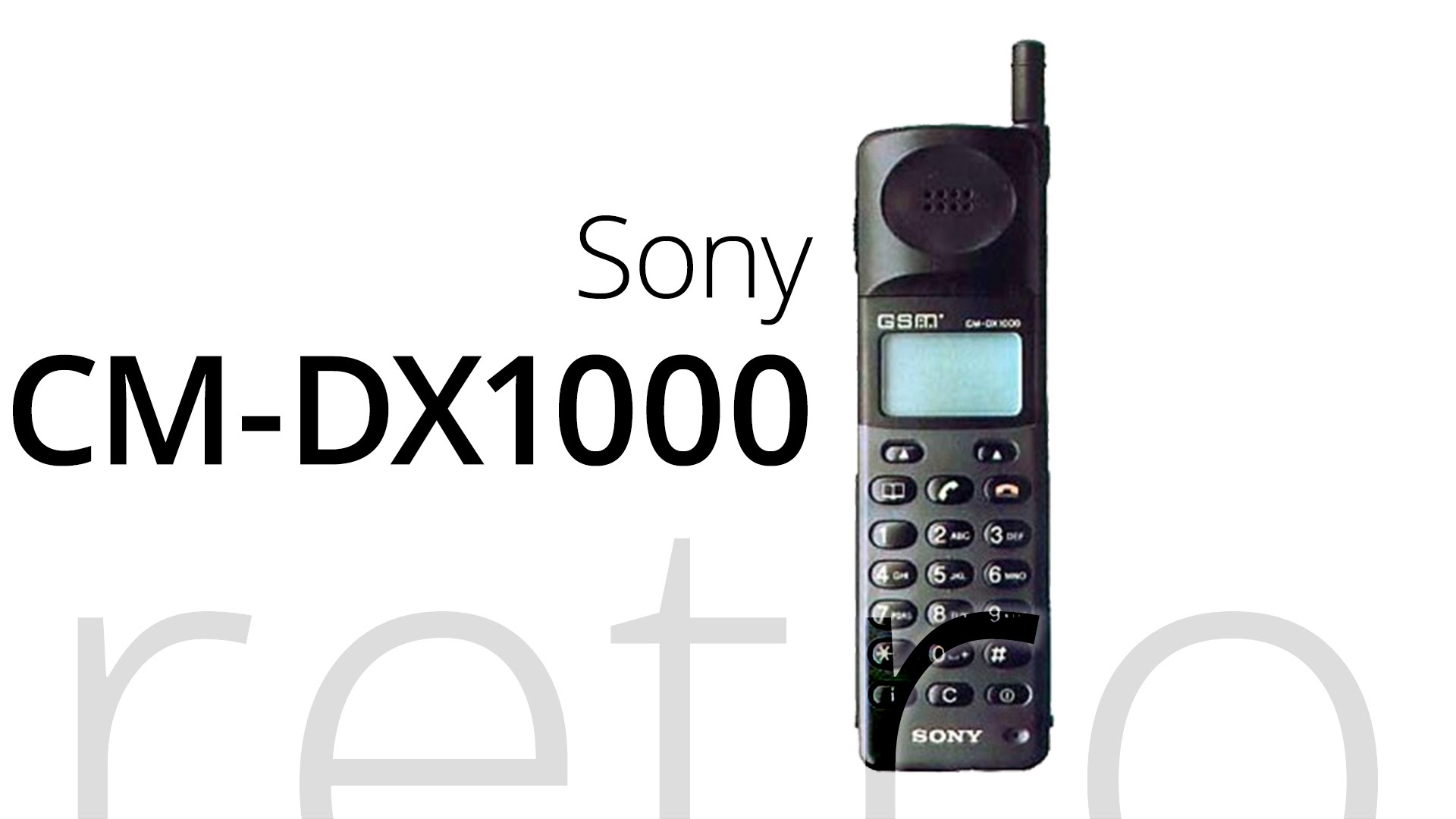 Sony CM DX 1000