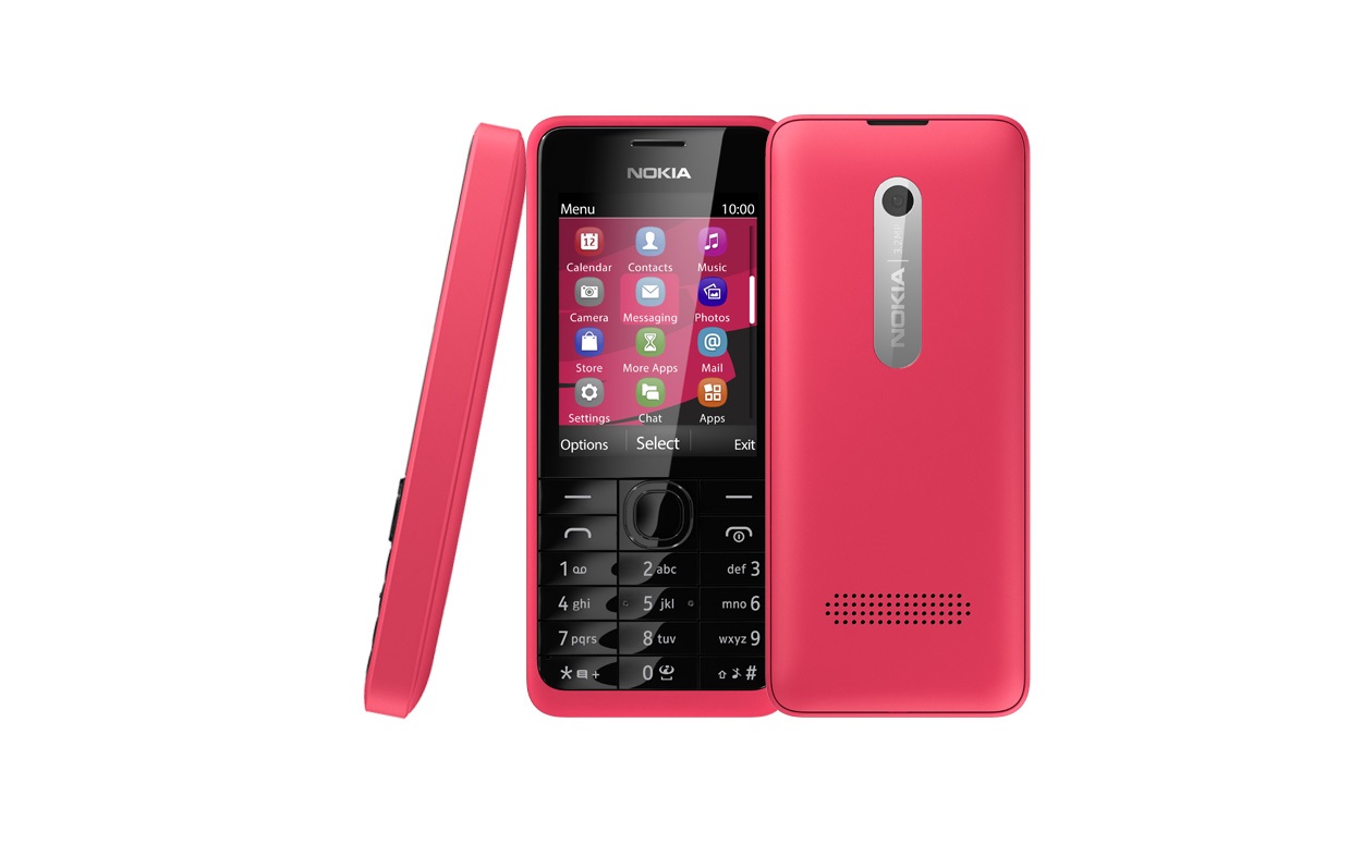nokia 301 red