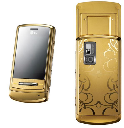 LG KE 970 Shine Gold