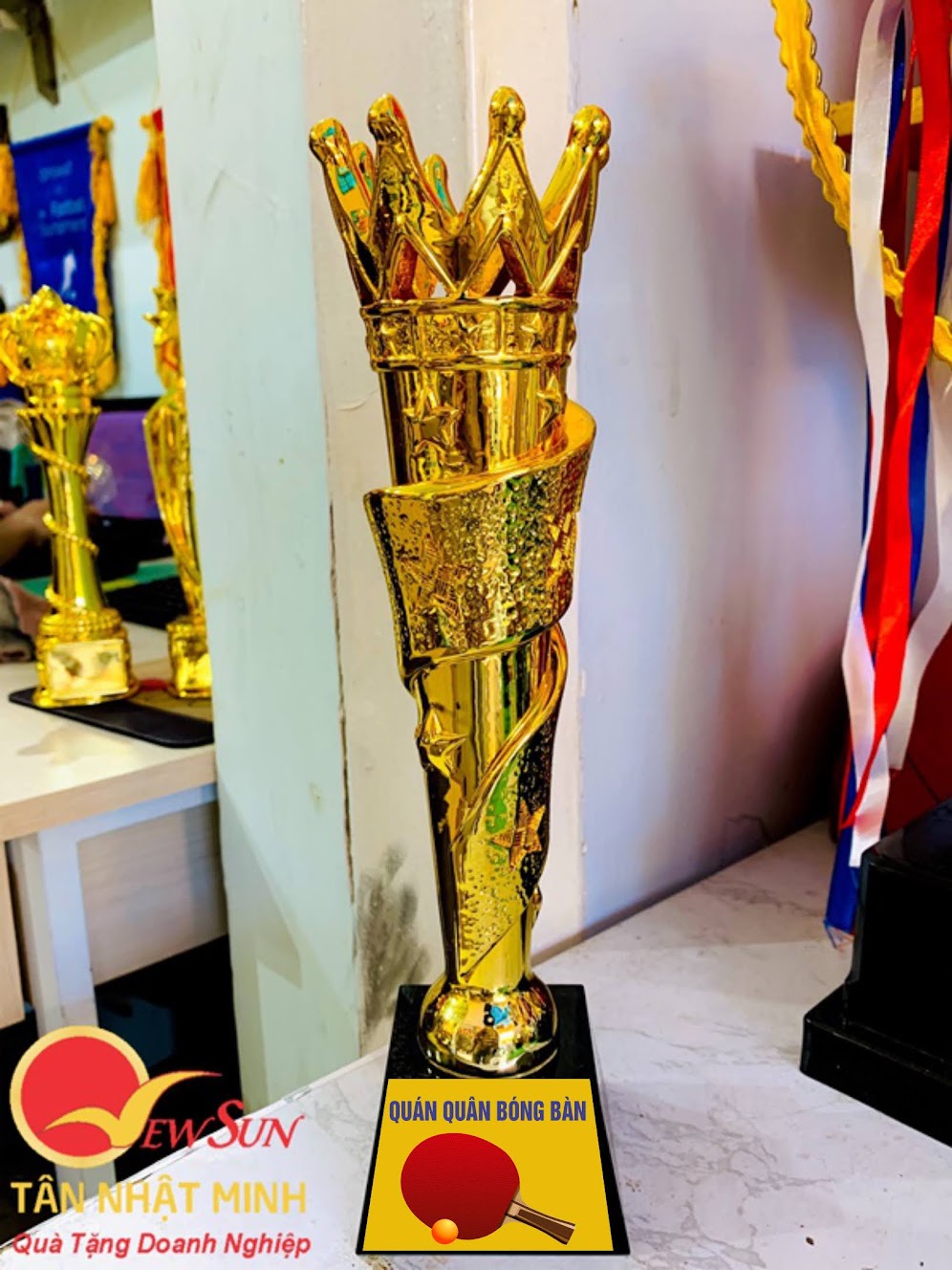 TOP Các Mẫu: Cúp Bóng Bàn Đẹp Giá Rẻ