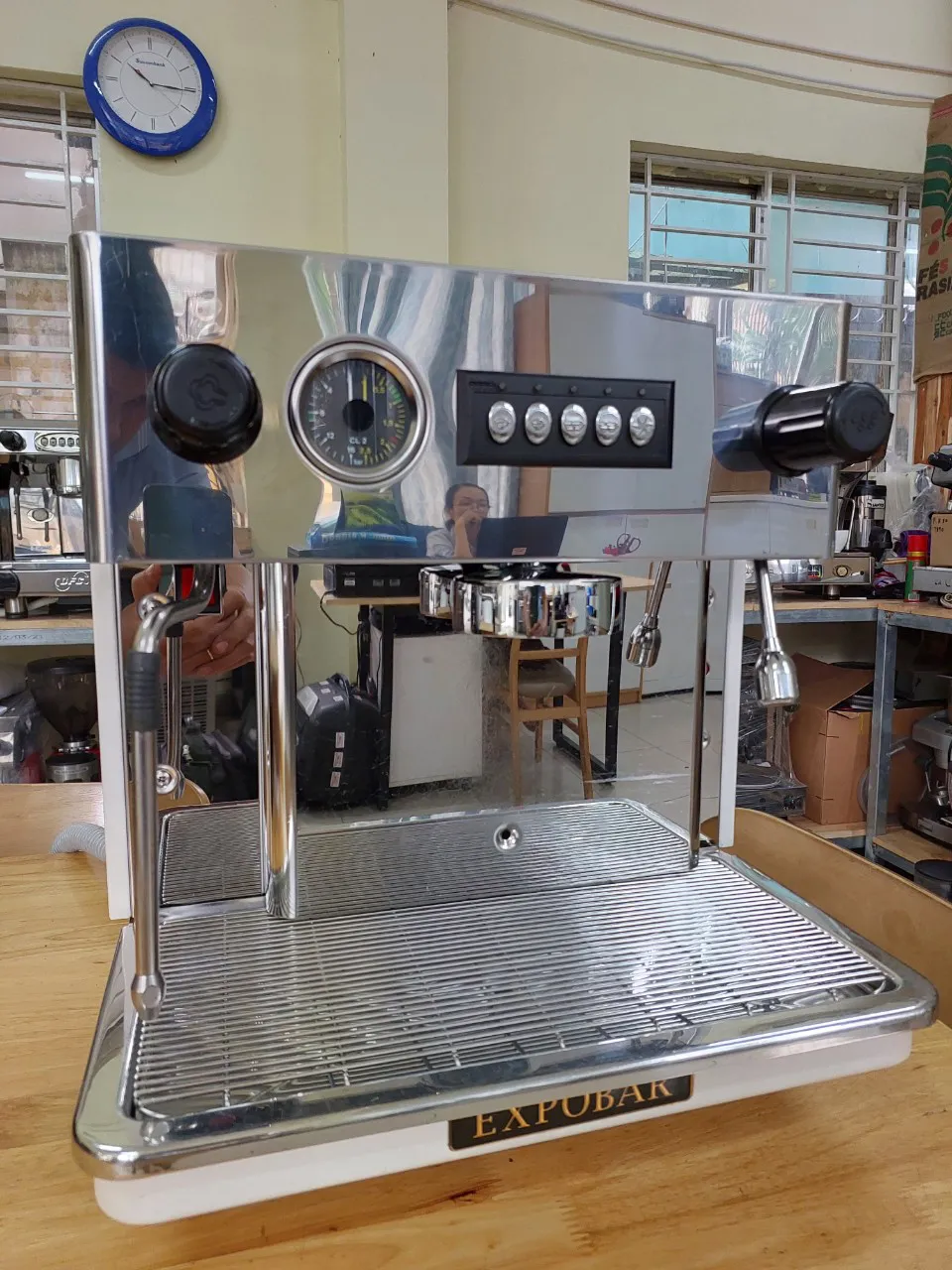 Review máy pha cà phê Expobar Monroc 1 group.