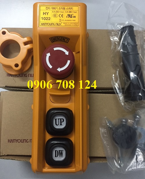 Nút bấm điều khiển cầu trục 2 nút