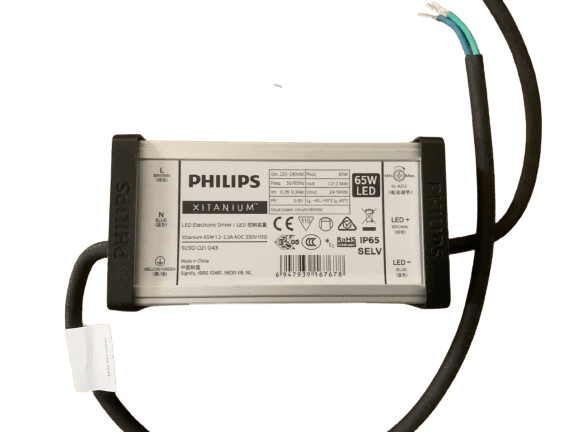 Giải pháp Bộ nguồn đèn Led Philips Xitanium 65W 1.2-2.3A AOC 230V I150