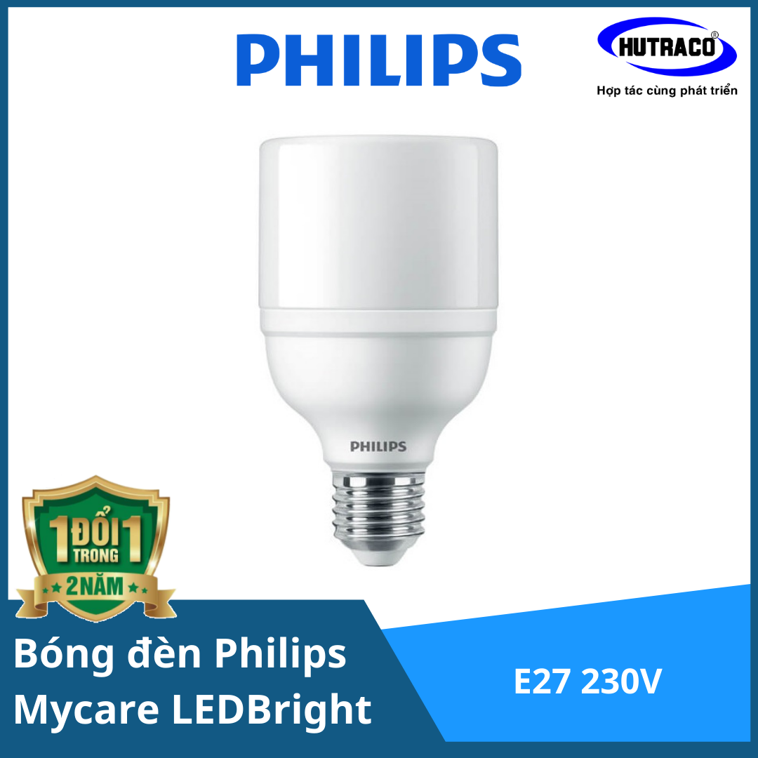 [MUA 10 TẶNG 2] Bóng đèn Philips Mycare LEDBright 15W E27 230V 1CT/12 APR