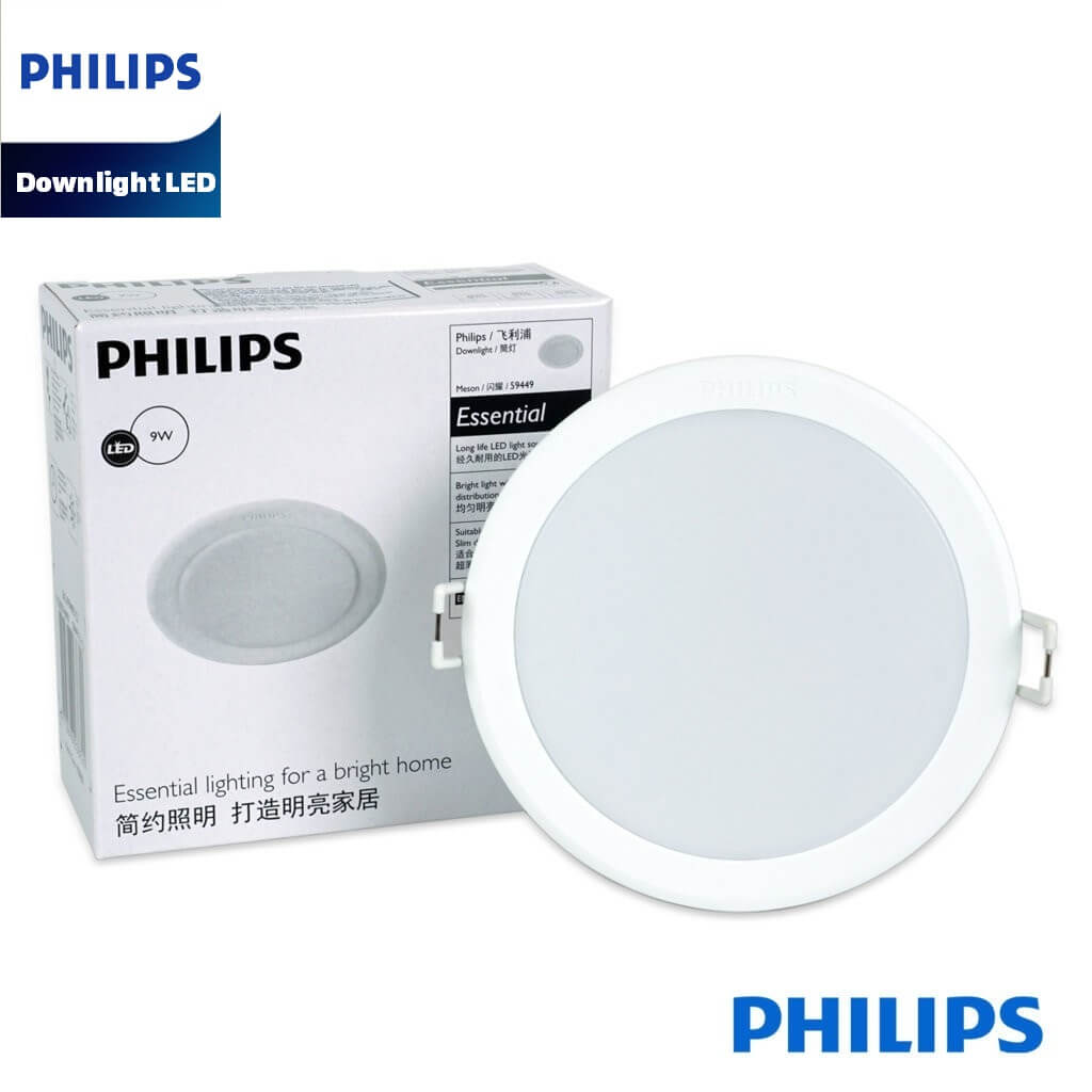 Đèn Downlight âm trần LED Philips 7W RECESSED LED - 3000K/4000K/6500K ...