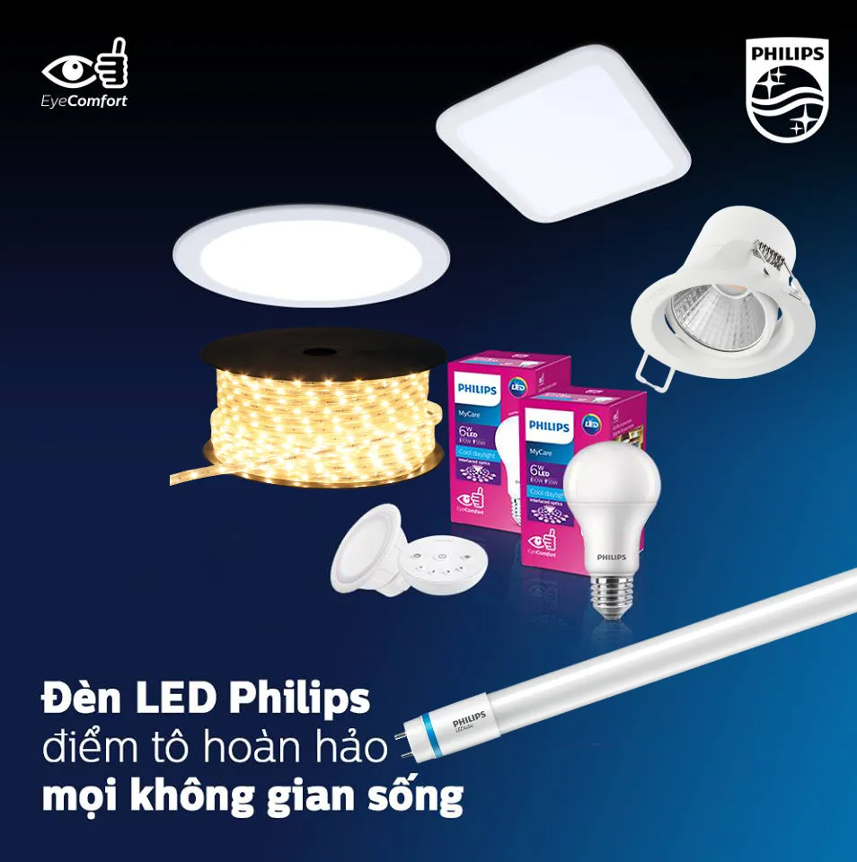 BÓNG ĐÈN LED PHILIPS TIẾT KIỆM ĐIỆN 365 NGÀY GIÁ CHỈ TỪ 29,000đ