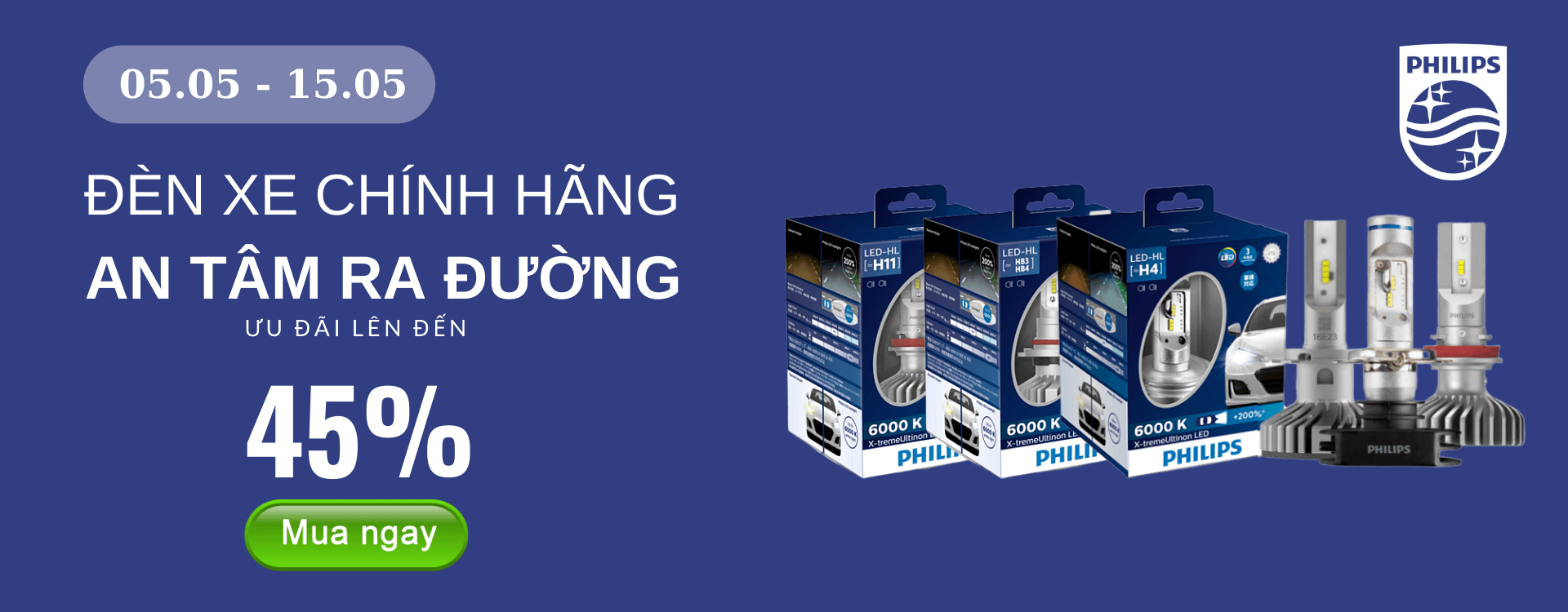 Đèn LED Philips - Giải Pháp Chiếu Sáng An Toàn Tiết Kiệm