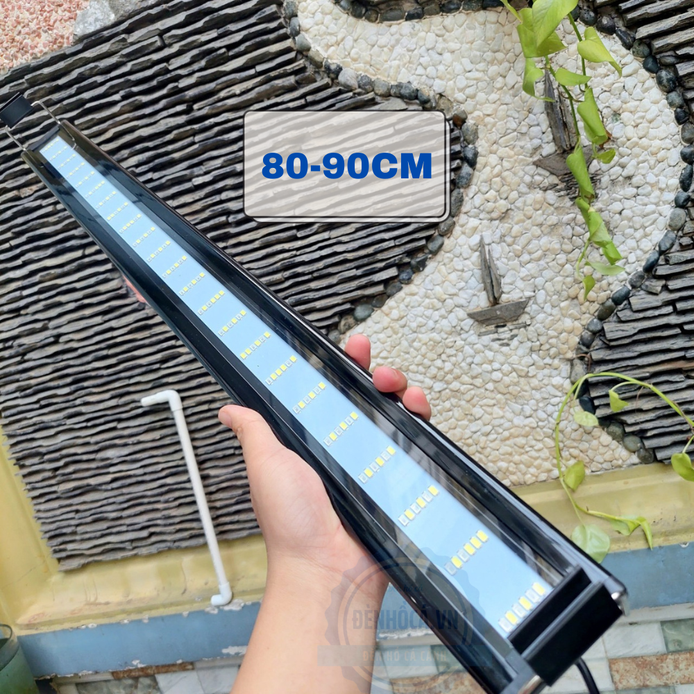 Đèn bể cá 6 HÀNG LED 80-90cm Đổi Màu