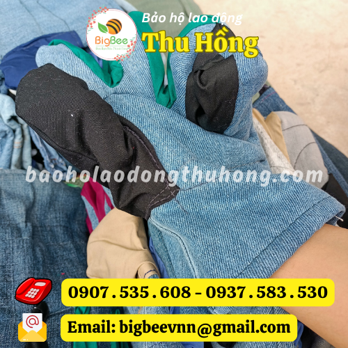 Cung cấp sỉ găng tay chịu nhiệt vải jean giá rẻ