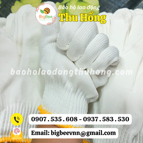 Găng tay sợi poly 60g giá sỉ rẻ nhất