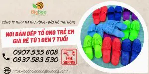 Nơi bán dép tổ ong trẻ em giá rẻ từ 1-7 tuổi loại mỏng nhẹ