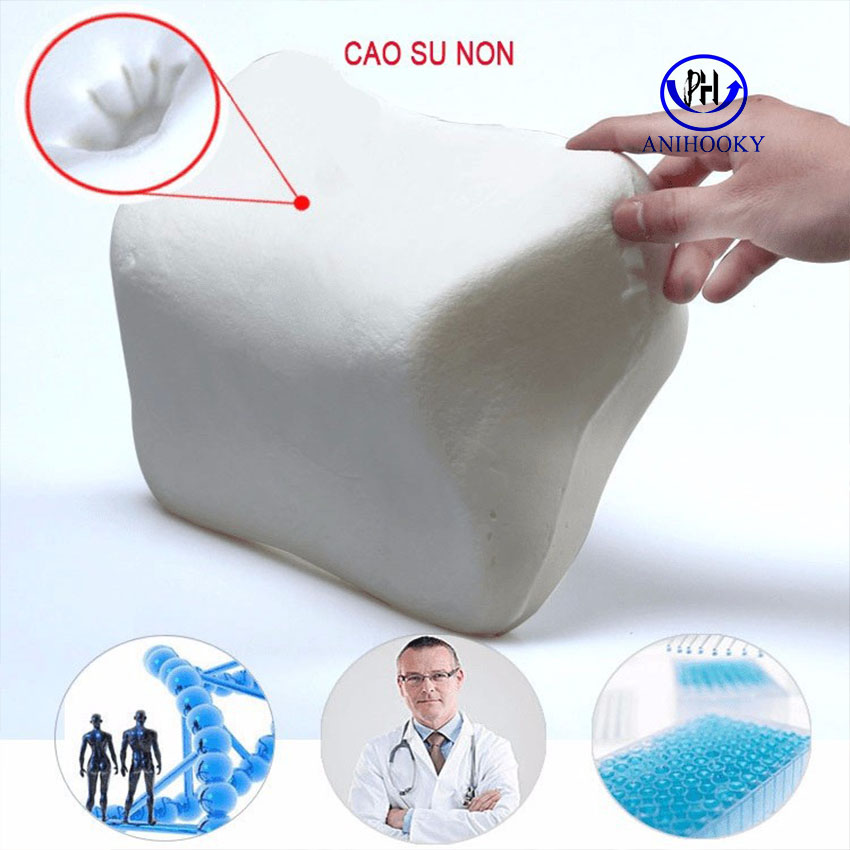 Gối Tụa Cổ Ô Tô Anihooky Cao su non chống mỏi cổ