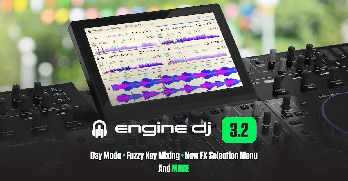 Cập nhật Engine DJ 3.2 đã chức năng Day Mode, Sync Key, Flex Gate