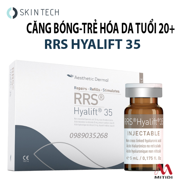 Tinh chất căng bóng trẻ hóa da RRS Hyalift 35 SKINTECH tuổi 20+