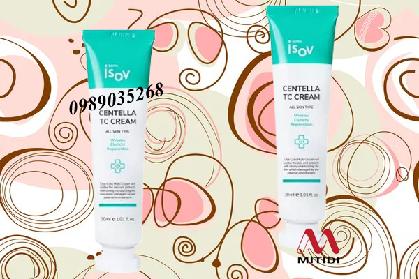 Kem trị mụn Centella TC Cream iSOV được nhiều người đánh giá tốt