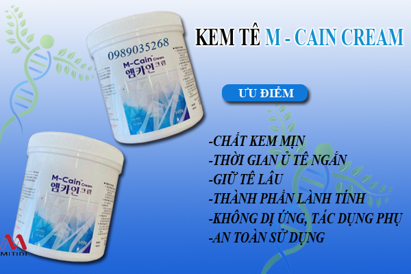 Kem ủ tê M-Cain Cream 10.56%