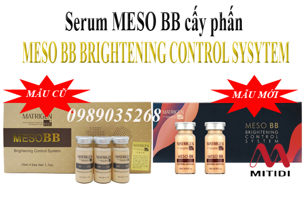 Serum cấy phấn Meso BB Matrigen Brightening Control System