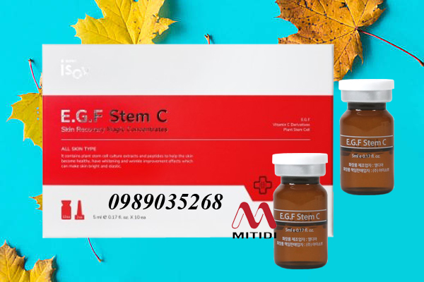 Đẹp da nhờ tế bào gốc trắng da giảm nám iSOV EGF Stem C