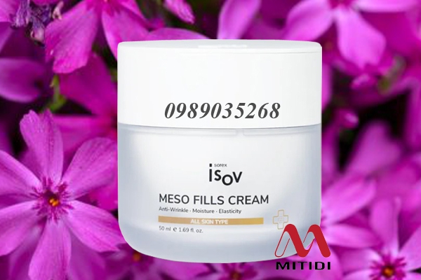 Kem dưỡng da iSOV Meso Fills Cream giúp căng bóng trẻ hóa da