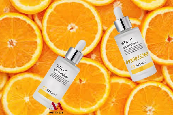 Serum Vitamin C dưỡng trắng da Merikit Vita C Return Serum