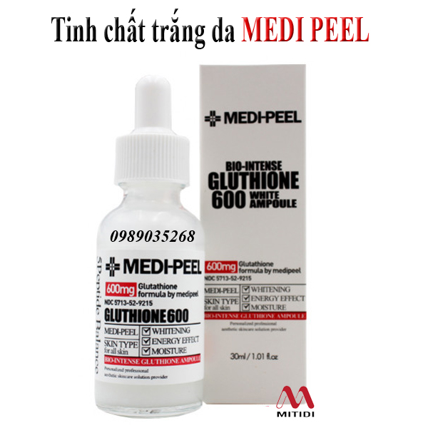 Tinh chất trắng da Medi Peel Bio Intense Gluthione 600 White Ampoule