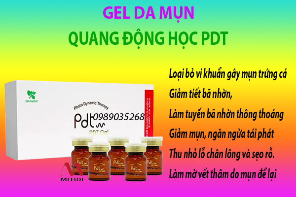 Tinh chất mụn bằng động quang học PDT PhotoDynamic Therapy