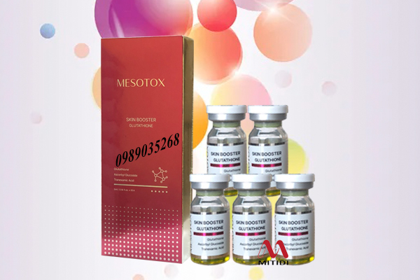 Tinh chất trị nám trắng da Mesotox Skin Booster Glutathione ISOV