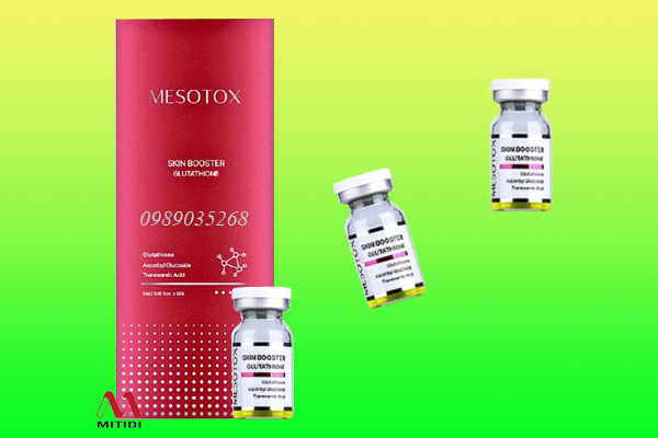Hiệu quả của tinh chất trị nám trắng da Mesotox Skin Booster Glutathione