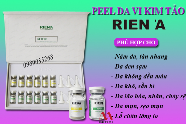 Trị nám bằng vi kim Rien'A Retox có hiệu quả không