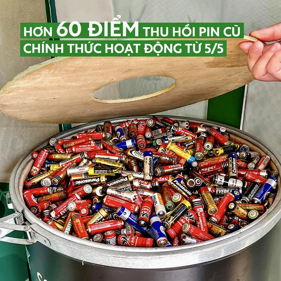 Thu hồi pin cũ - Bảo vệ môi trường