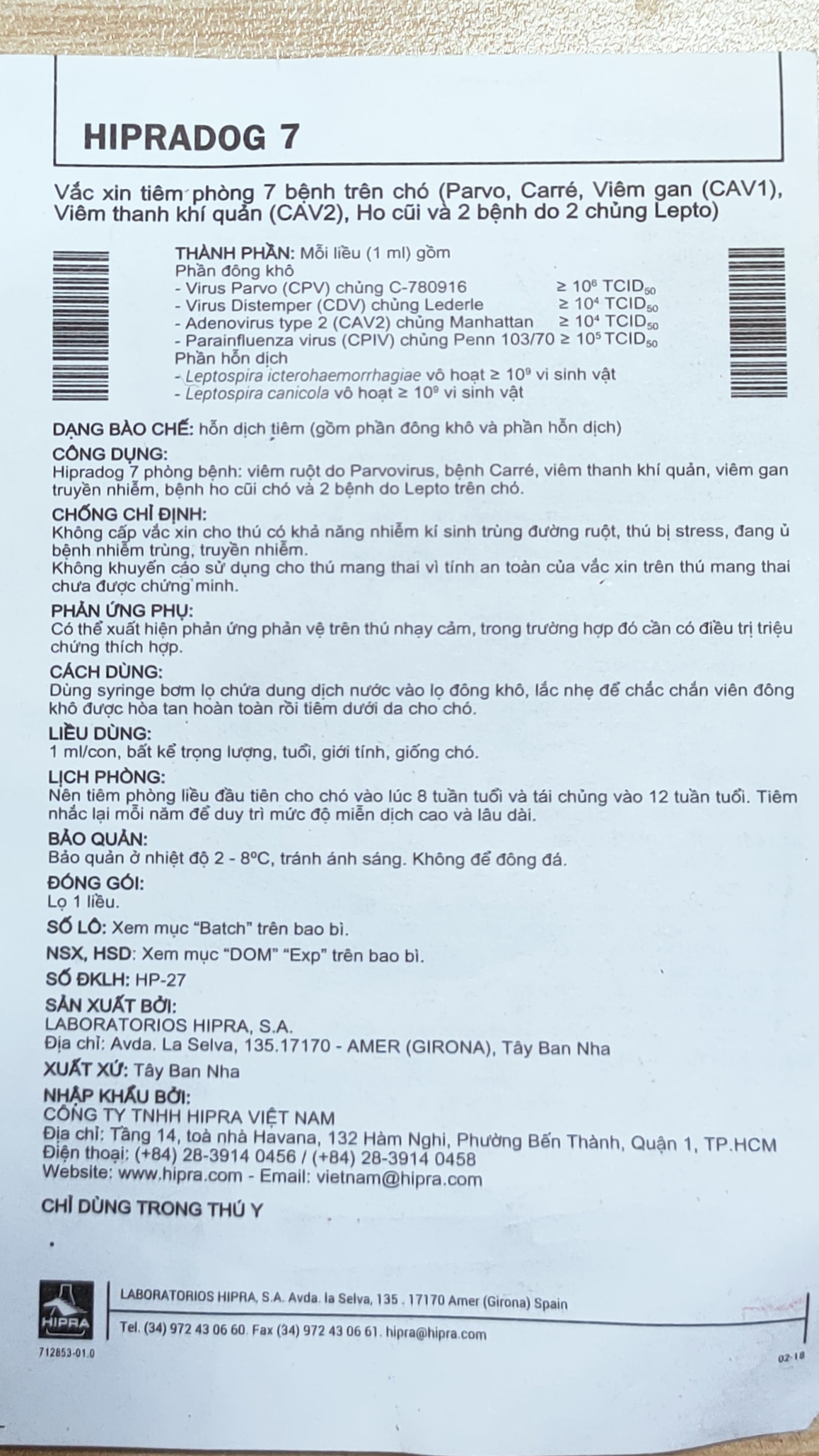 CHUYỆN NHẦM LẪN VỀ VẮC XIN HIPRADOG 7 | Bài 14