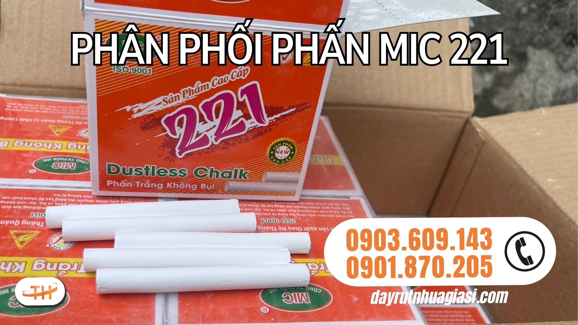 Phấn trắng MIC 221 – Không bụi, giá sỉ tốt