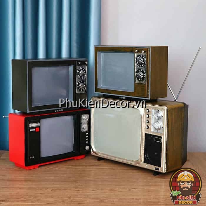 Tivi Cổ Điển Trang Trí- Mô Hình Tivi Phong Cách Retro Vintage Decor- Sự ...