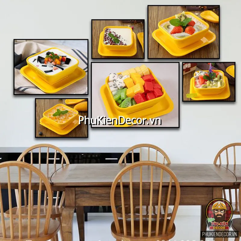 Top ý tưởng tranh treo tường trang trí Tiệm Chè, Tiệm Trái cây tô, Đồ ...