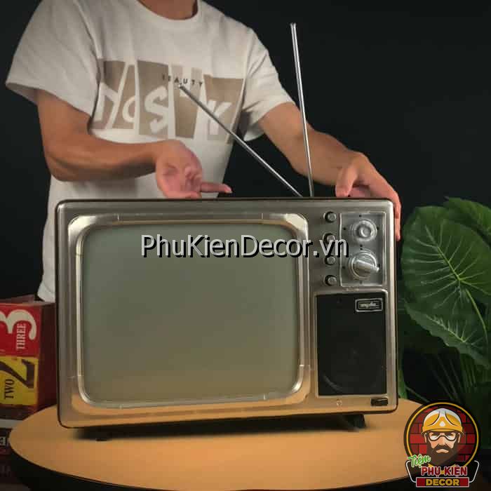Tivi Cổ Điển Trang Trí- Mô Hình Tivi Phong Cách Retro Vintage Decor- Sự ...