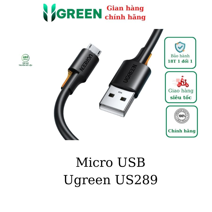 Cáp Micro USB 3M Ugreen 60827
