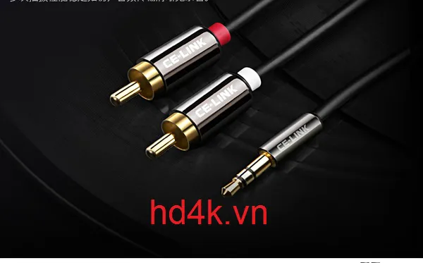 Cáp âm thanh 1 ra 2 RCA 2M Ce-Link