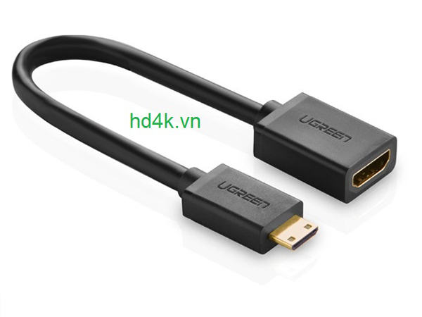 Cáp Mini HDMI to HDMI Female 20cm Ugreen 20137