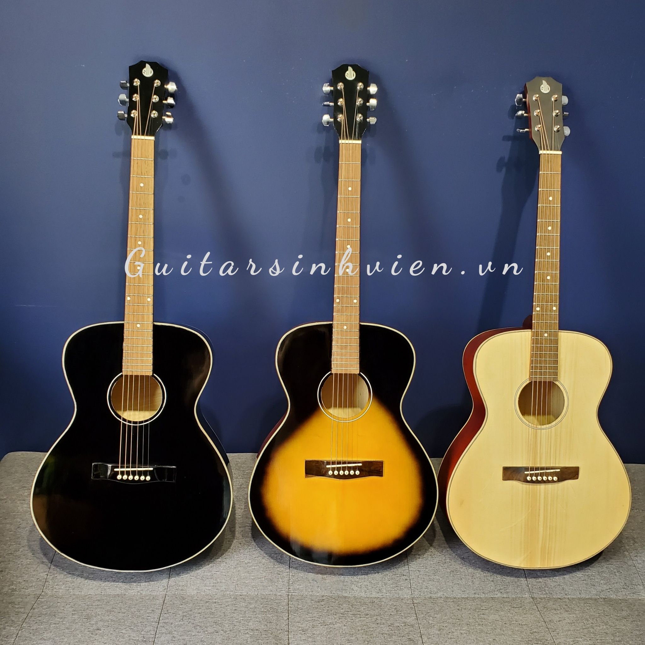Guitar acoustic Dáng OM Giá Rẻ Chỉ 750k - Tập Chơi Siêu Chất Lượng