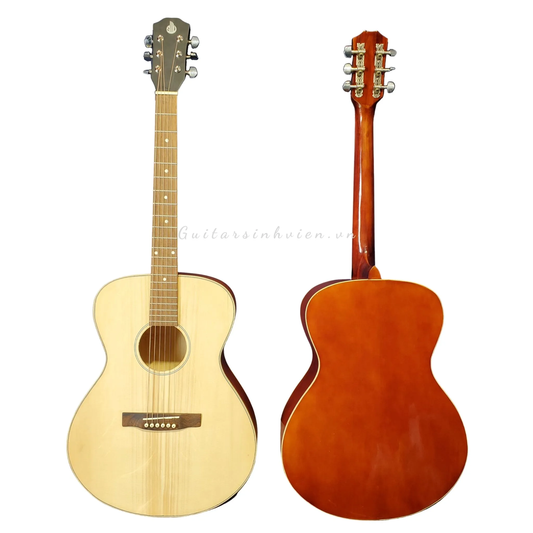 Guitar acoustic Dáng OM Giá Rẻ Chỉ 750k - Tập Chơi Siêu Chất Lượng