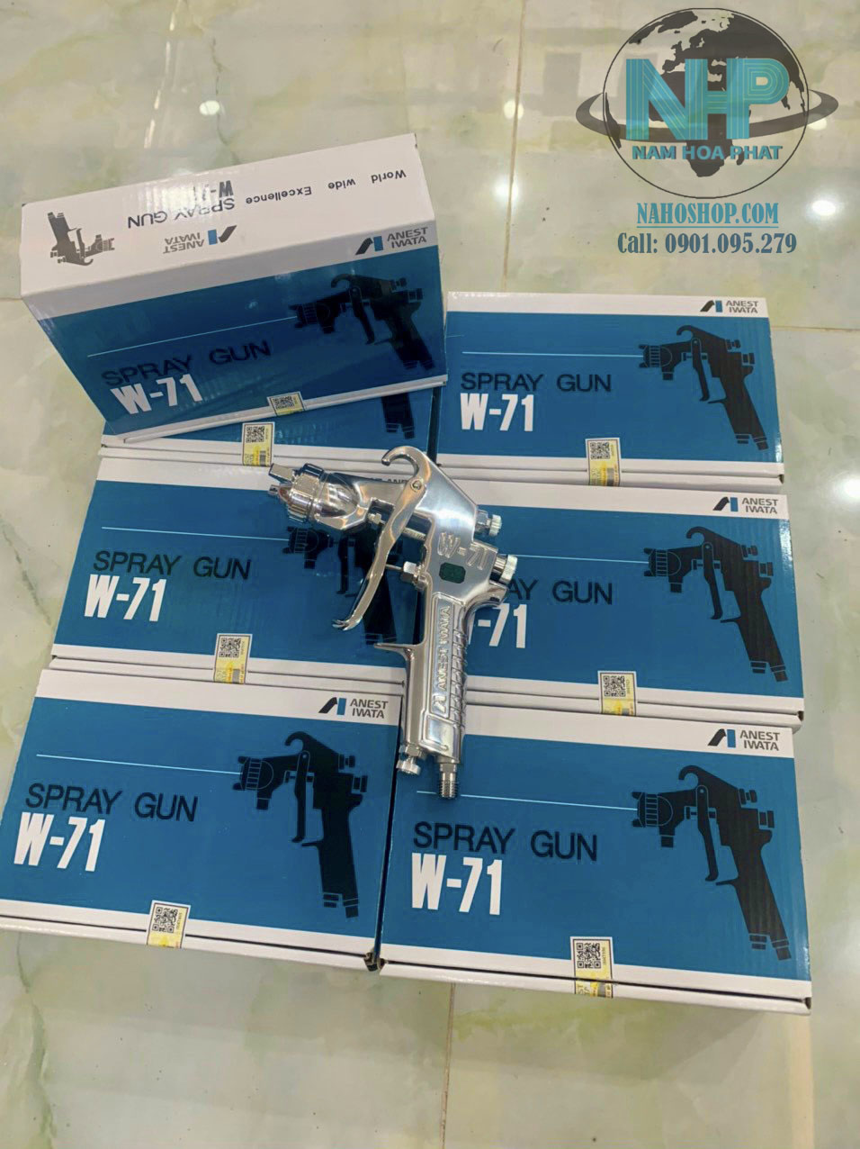 Súng Phun Sơn PU Gỗ Anest Iwata W-71 Chính Hãng - Giá Siêu Tốt 2023