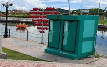 Nhà vệ sinh môi trường VS.2C (2 buồng) TPX bằng vật liệu Composite tại ...