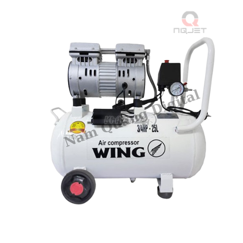 Máy nén khí không dầu giảm âm WING TW-OF750-25L