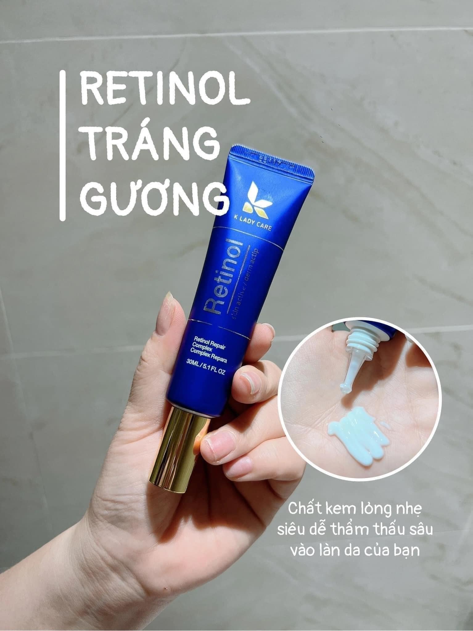 KEM FACE DƯỠNG RETINOL K LADY CARE